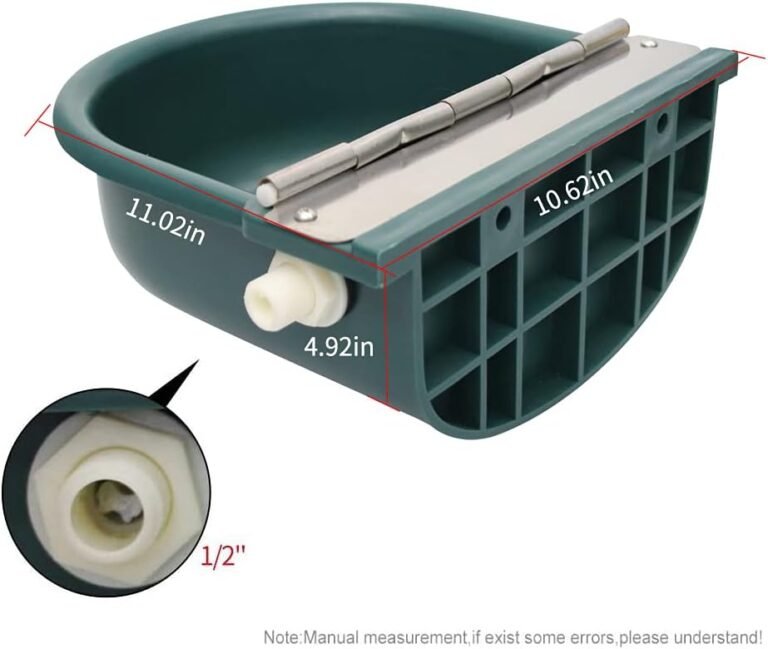 Automatic 1.2 Gallon Water Trough Cow Cattle Horse Water Bowls with ...