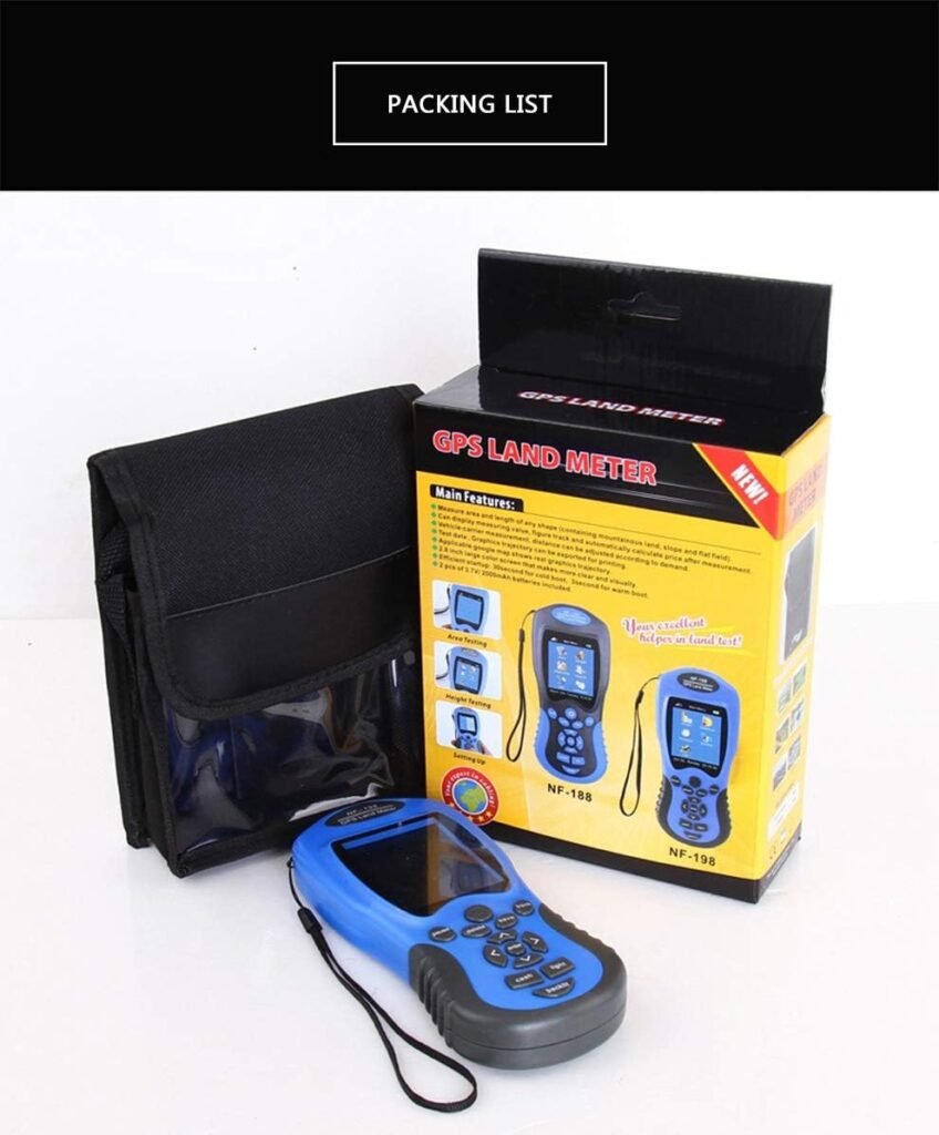 Land Area Meter Handheld GPS Land Area Measure Calculator - TFT 2.4inch ...